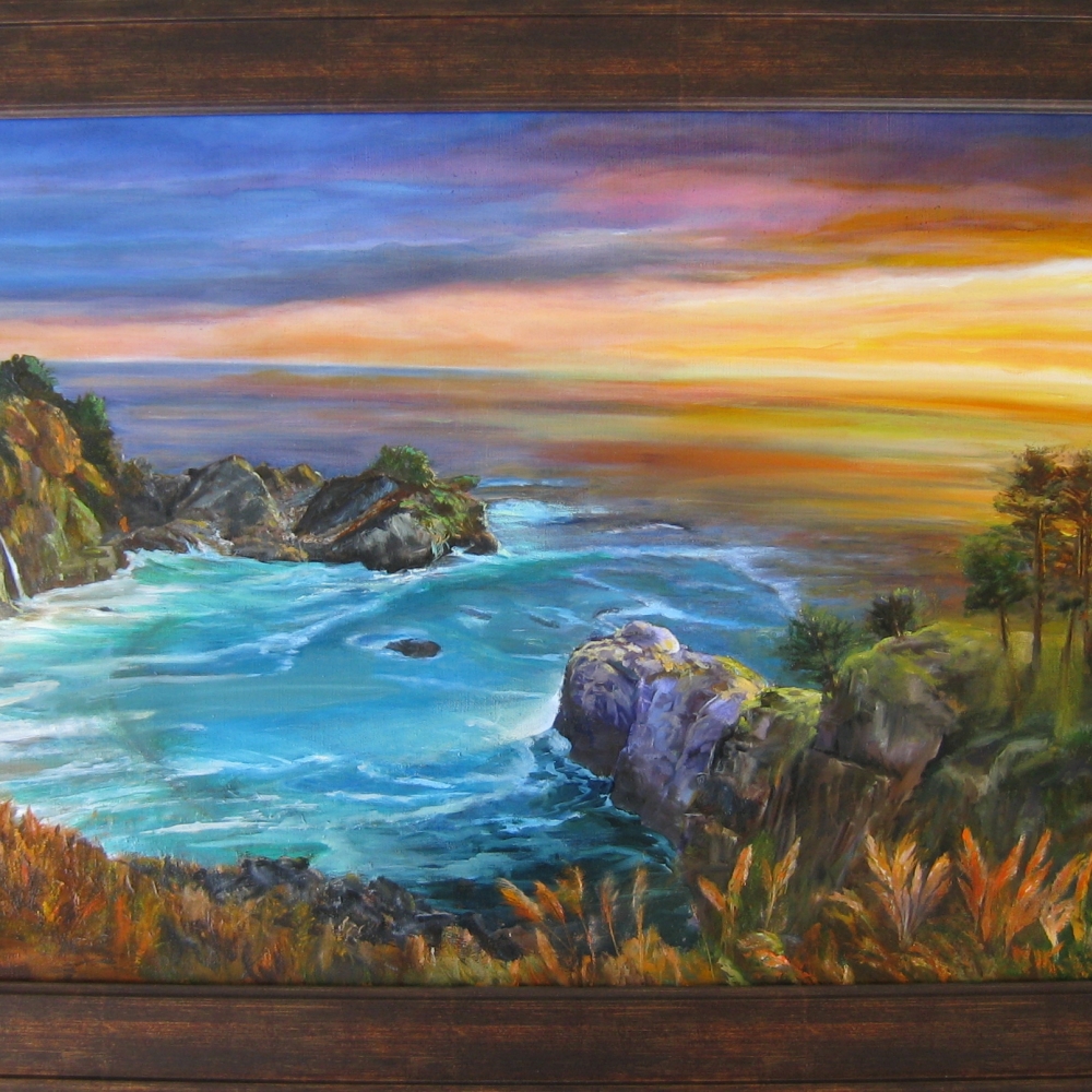 Julia Pfeiffer Beach | Ladies Painting Fine Art